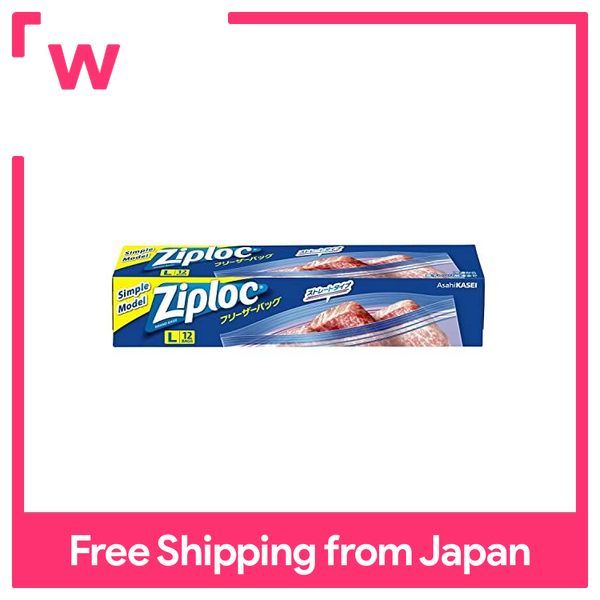 Ziploc Freezer Bag Simple Model L 12 pieces | Lazada PH