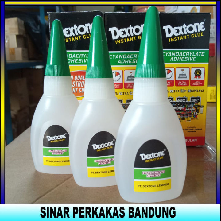 Dextone 15gr Power Instant Glue Lem G Korea Tetes Serbaguna 15 Gram ...