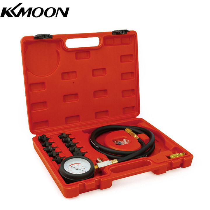 KKmoon 13pcs Engine Oil Pressure Test Kit Auto Repairing Cylinder ...