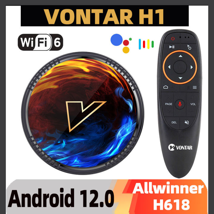 Vhsi VONTAR H1ทีวี12เครื่อง H618 Allwinner รองรับ HDR10 8K 4K + BT5.0 ...