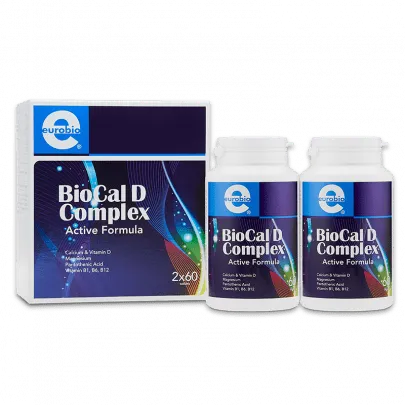 [Exp: Jan 2027] EUROBIO BIOCAL D COMPLEX TABLET 60'S X2 | Lazada