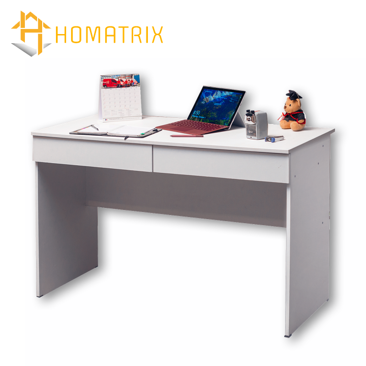 Melamine Study Table Computer Office Table with drawer (2x4ft) HM2401 ...