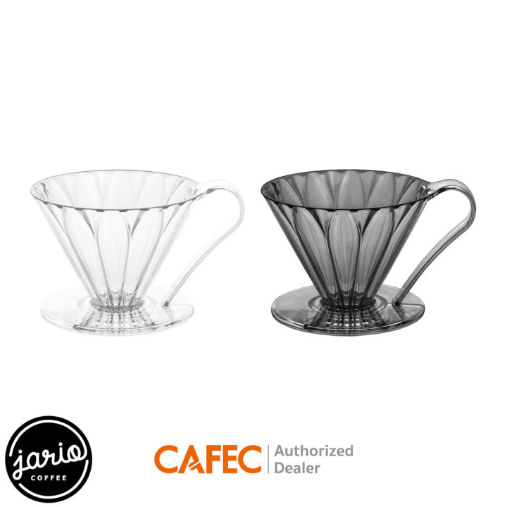 JARIO x CAFEC ดริปเปอร์ Flower พลาสติก CAFEC Flower Dripper Plastic ...