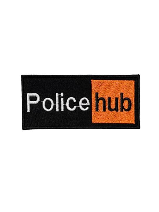ป้ายผ้า Police hub Army hub DOPA hub ป้ายแบบตีนตุ๊กแก | Lazada.co.th