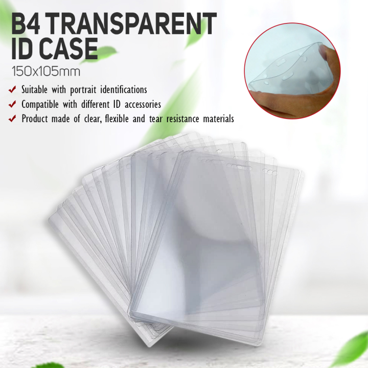 Print Digital - B4 TRANSPARENT ID CARD HOLDER | Lazada PH