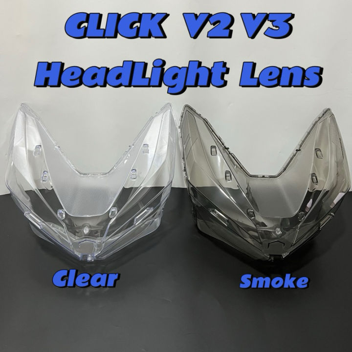 HONDA Click 125i/150i V2 V3 Headlight Lens Motorcycle lens Click ...