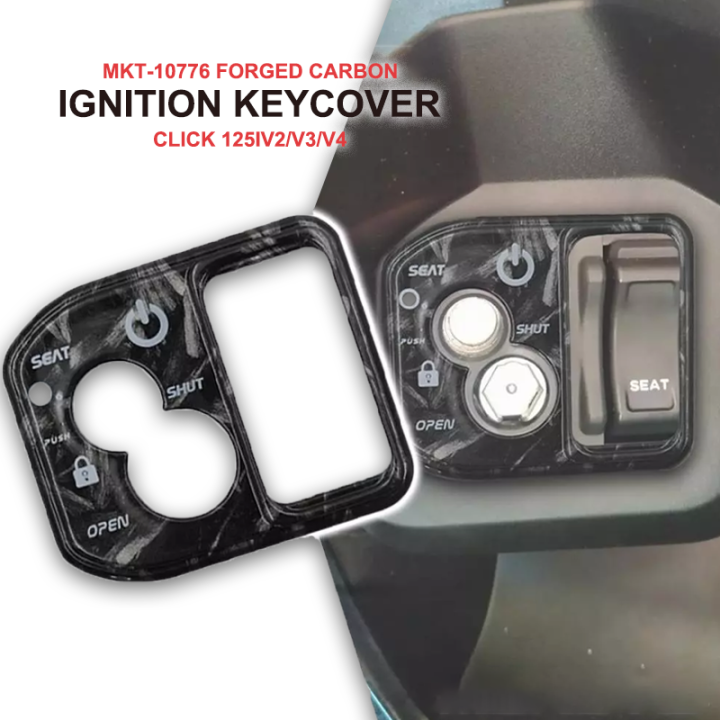 MOTUS CLICK 125I V2 V3 V4 IGNITION KEY COVER CARBON / FORGED IGNITION ...