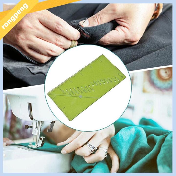 RONGPENG Dụng cụ may 1/8 đến 2 inch Viền thẳng Thước dẫn hướng đường ...