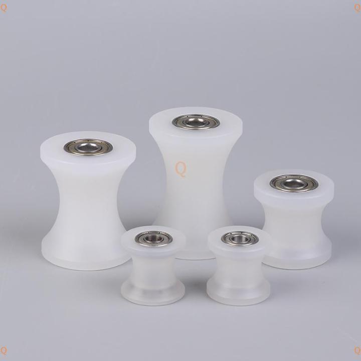 QR 1Pcs Nylon U-groove Bearing Roller Track Wheel Guide Roller Support ...