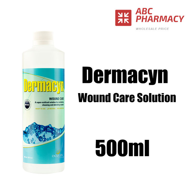 DERMACYN Wound Care Solution 500ml (EXP01/26) | Lazada