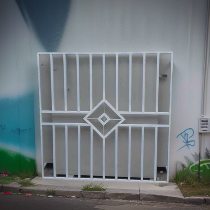 Window Grills - 1*1 Inc Tubular - 90*90 cm -white paint | Lazada PH