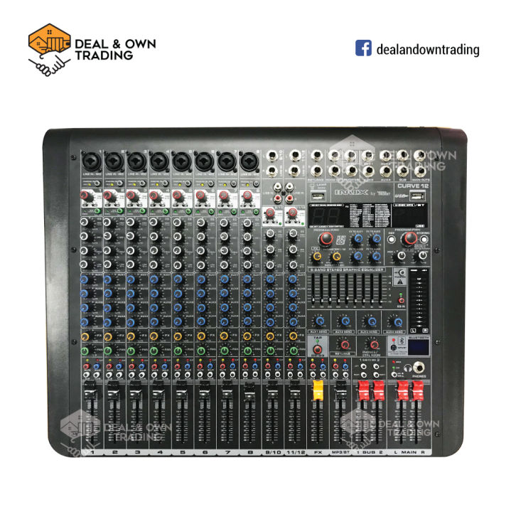IMIX Curve 12 Mixer 12 Channel Mixer 32-Bit DSP Effects | Lazada PH