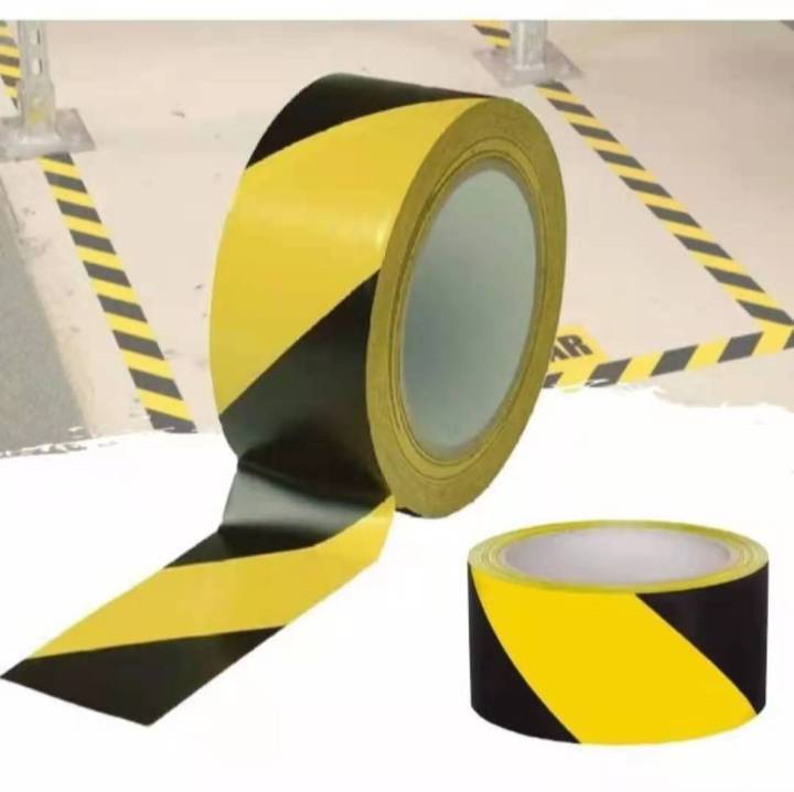 Safety sticker caution sticker PVC Adhesive Warning Tape Caution Mark ...