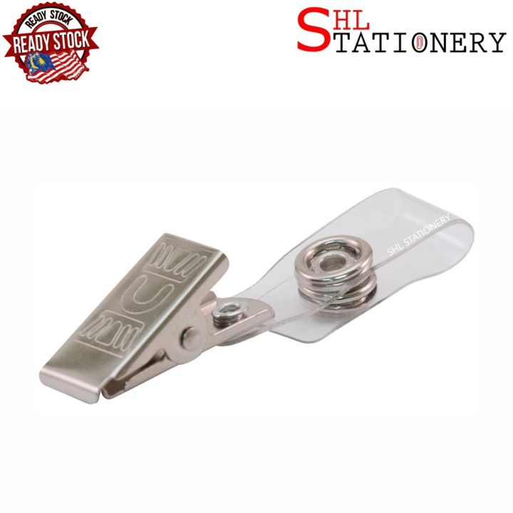 Metal ID Name Badge Clip / Card Holder Clip / Laminating Clip With ...