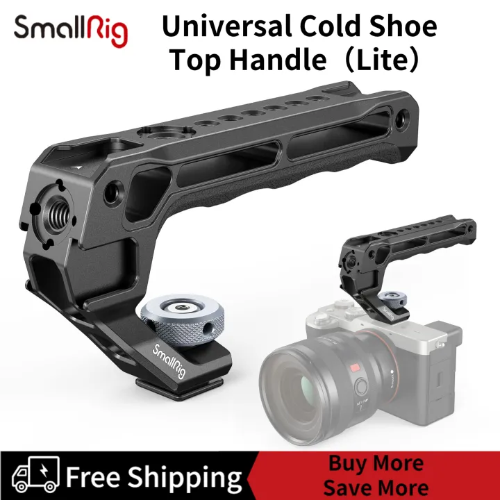 SmallRig Lightweight Cold Shoe Camera Top Handle Grip for DSLR Camera ...