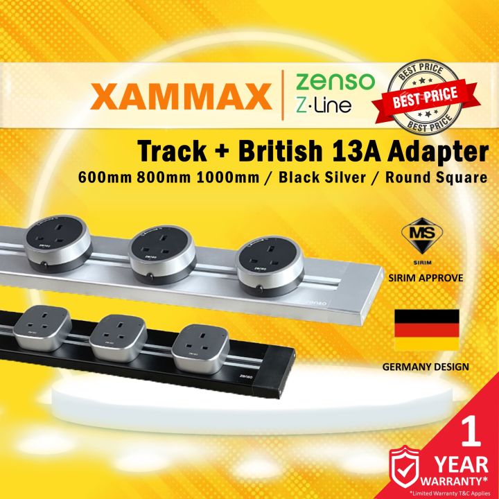 Zenso - Z.Line 600MM / 800MM Power Line / Power Track + 3 / 2 Socket ...