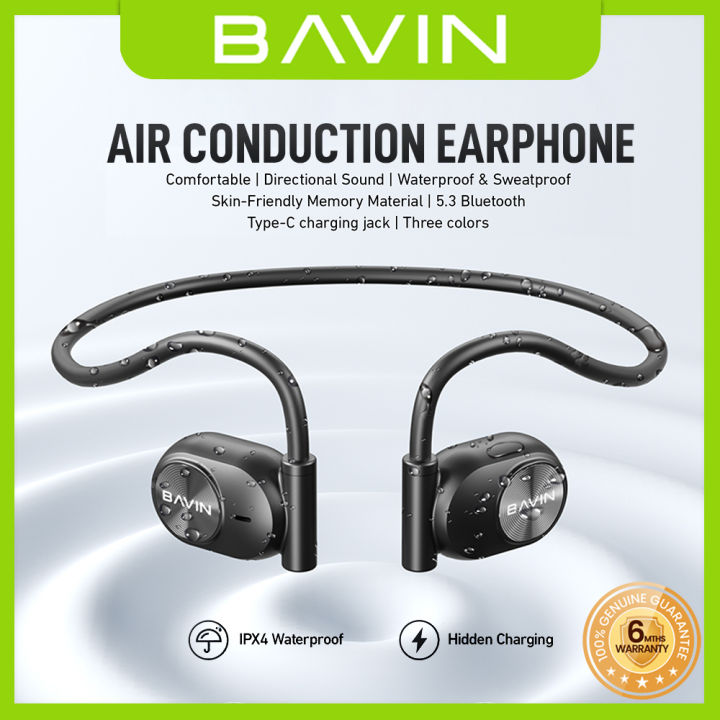 BAVIN BH35 Sports Bluetooth Wireless Air Conduction Headphones ...