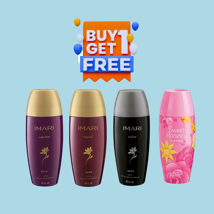Buy 1 Take 1 Avon Imari Sweet Honesty Roll on Classic, Velvet ...