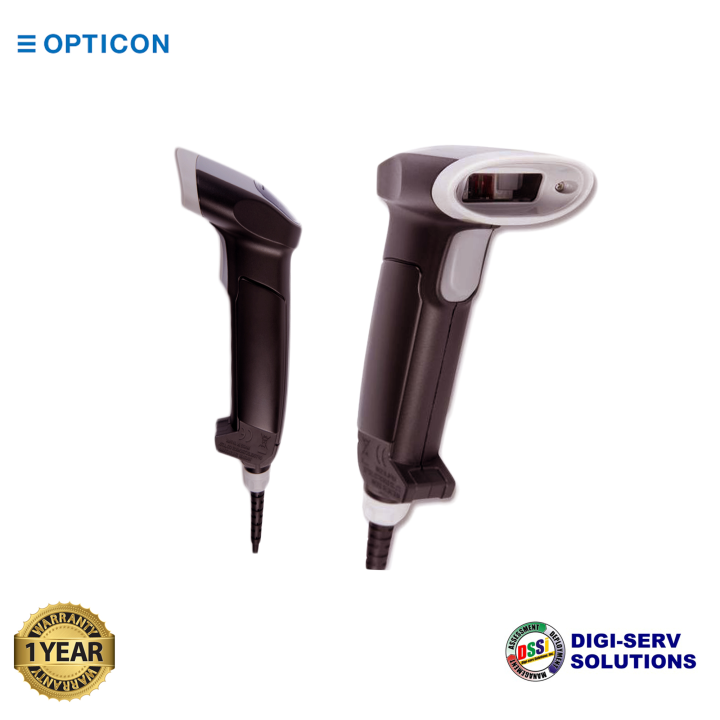 Opticon OPR3201Z Laser Barcode Scanner USB with Stand (Black) | Lazada PH
