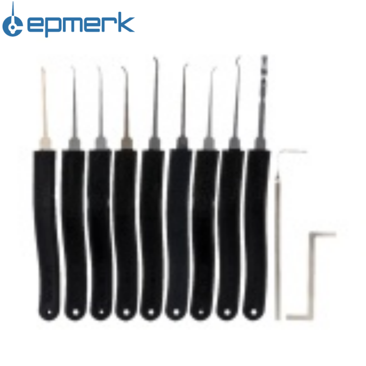 Lepmerk 9pcs Door Lock Pick Quick Opener Tools Set Professional ...