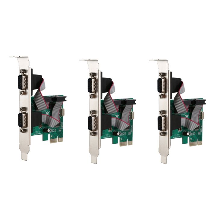3X PCI-E PCI EXpress Dual Serial DB9 RS232 2 Ports Controller Adapter ... 3X PCI-E PCI EXpress Dual Serial DB9 RS232 2 Ports Controller Adapter ...