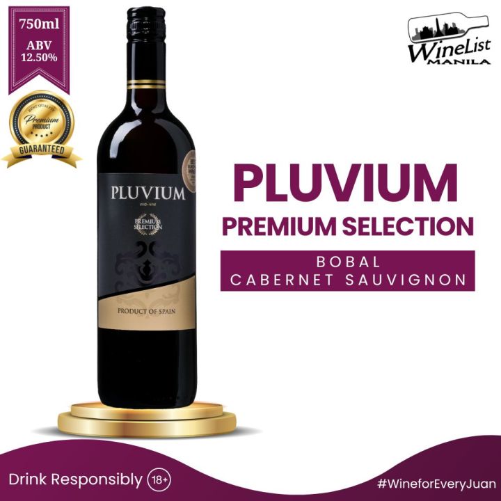 Pluvium Tinto Bobal-Cabernet Sauvignon Premium Selection Valencia ...