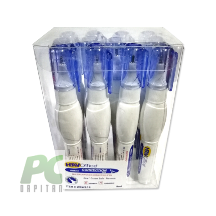 HBW CORRECTION PEN 9ML [12PCS] | Lazada PH