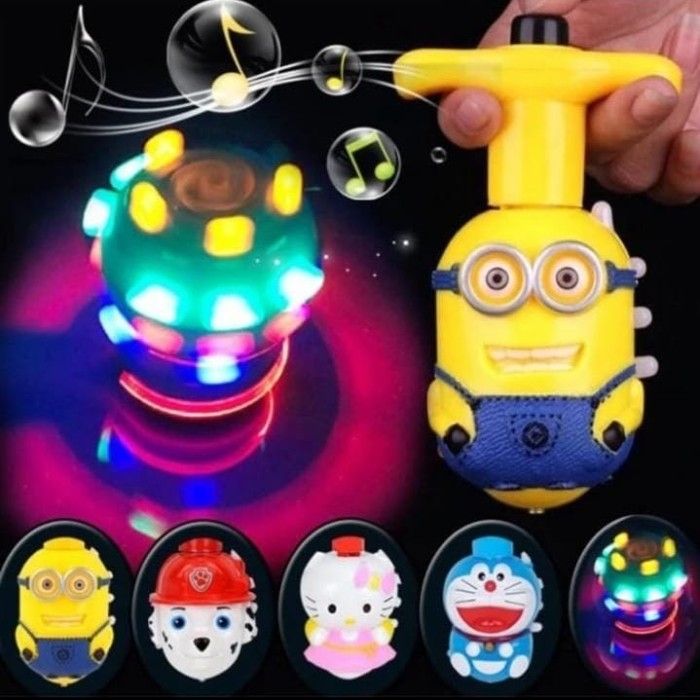 Gasing lampu Mainan Anak Gasing beyblade lampu Karakter Kartun Lampu ...