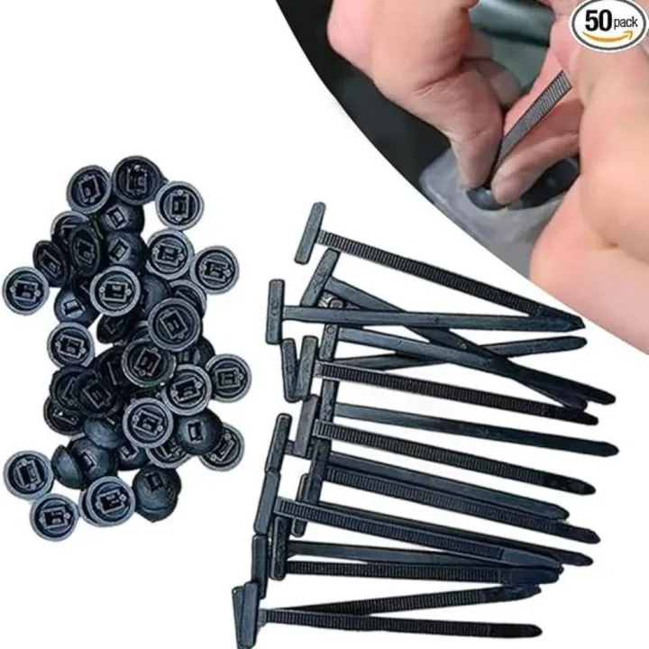 OURTOUR 20/50100Pcs Đa năng Khóa buộc cáp nylon đa năng Khóa tự động ...