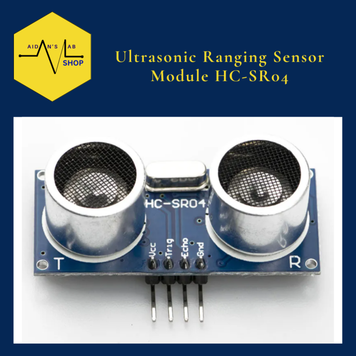 Ultrasonic Ranging Sensor Module HC-SR04 | HCSR04 | Ultra Sonic for Arduino | Aidans Lab | Lazada PH