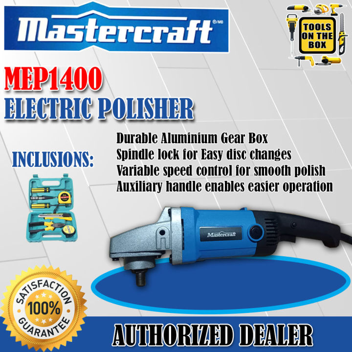 Mastercraft Electric Polisher 1400W +FREE Handtools •100% ORIGINAL ...
