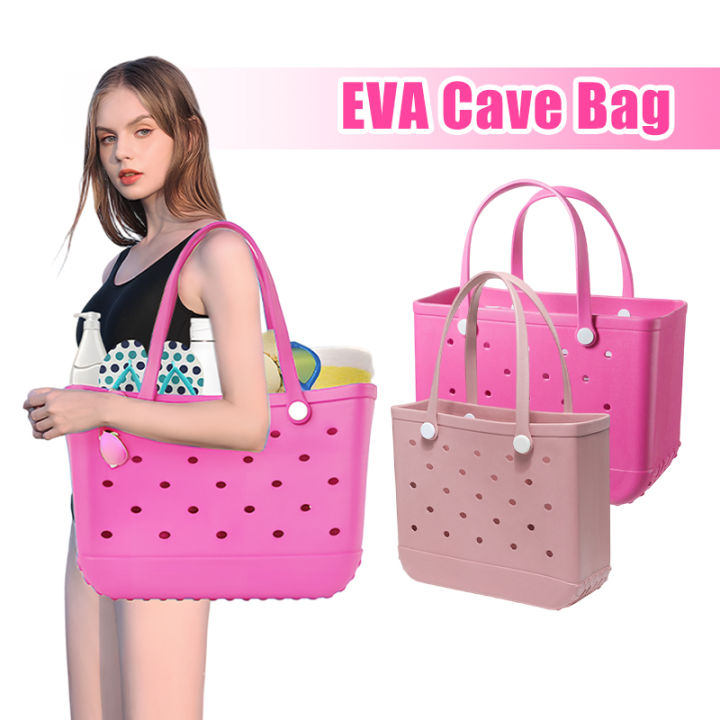 Eva Beach Bag Large Handbag EVA Basket Beach Bags Durable Sandproof ...
