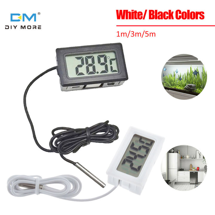 diymore FY10/TPM-10 Mini Digital LCD Temperature and Humidity Meter ...