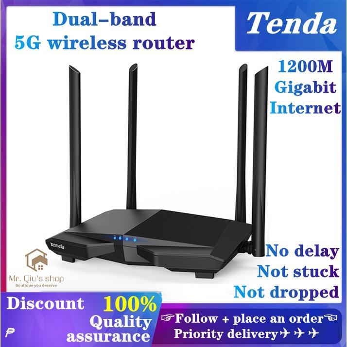【COD】 Tenda AC6 Home dual-frequency 5G Wireless router 1200M Gigabit ...