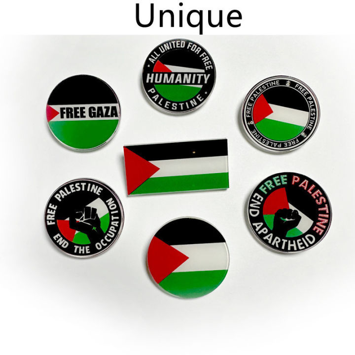 [READY STOCK] Palestine Brooch Bendera Flag Pin Palestine Free ...