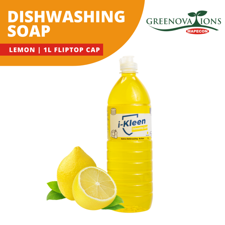 Dishwashing Liquid Concentrate Lemon Scented | 1L with Fliptop Cap ...