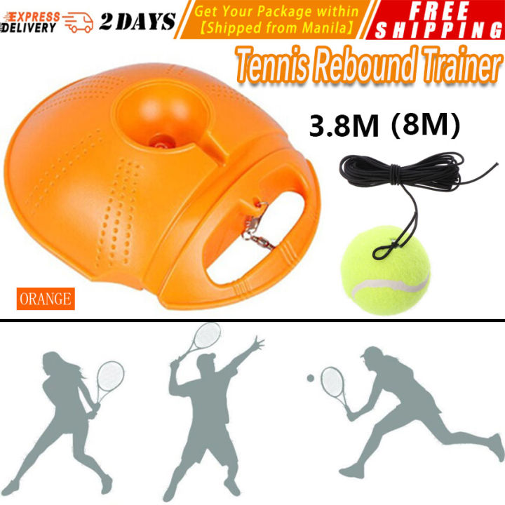 【Fast Shipping】 Tennis Trainer Self-study Rebound Ball with Baseboard ...
