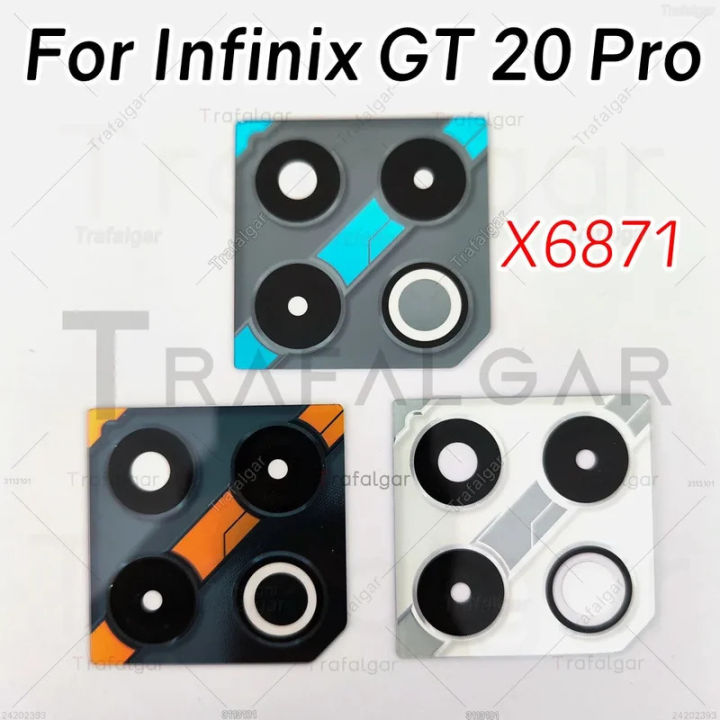 ด้านหลังกลับกล้องเลนส์แก้วสำหรับ Infinix GT 20 Pro GT20 Pro X6871กล้อง ...