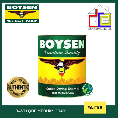 BOYSEN QDE MEDIUM GRAY 1LITER AND ¼LITER | Lazada PH