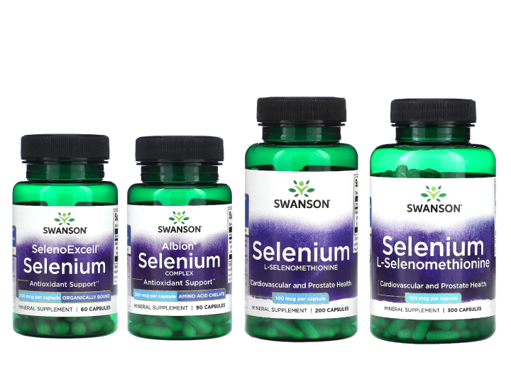 Swanson, Albion Selenium Complex, 200 mcg 90 Capsules / L ...