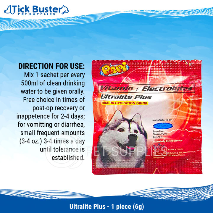 TBS2.0-1 Pc (6g Per Sachet) Papi Ultralite Plus Oral Rehydration Drink ...