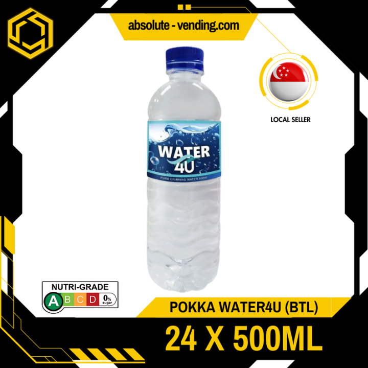 POKKA Water4u 500ML X 24 (BOTTLE) | Lazada Singapore