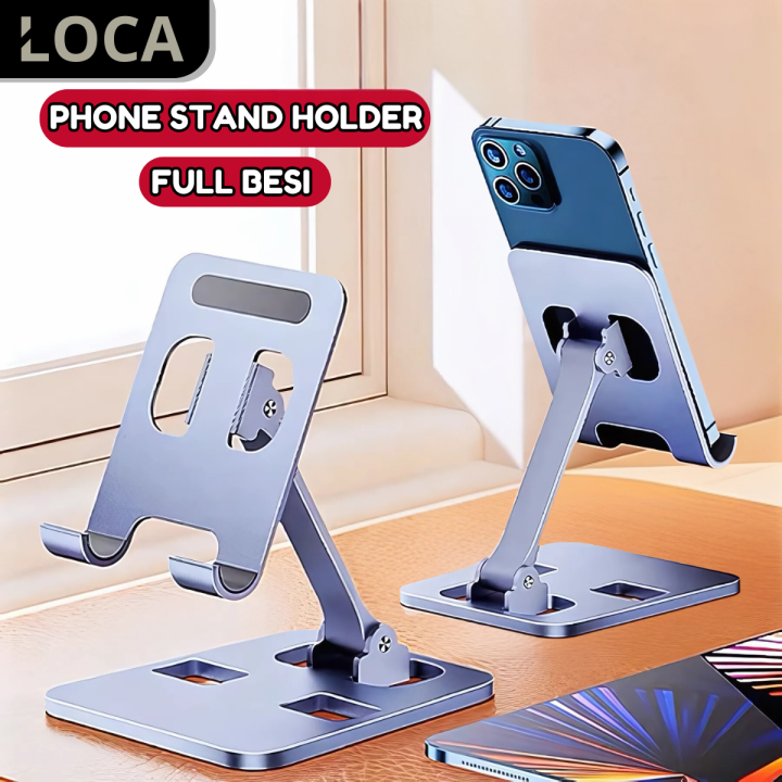 Holder Hp / Stand Hp / Foldable Desktop Aluminium Mobile Standing ...