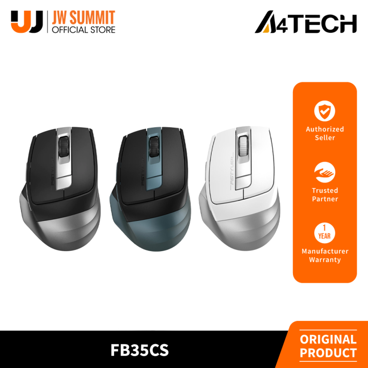 A4Tech FB35CS 2000 DPI Dual Mode Rechargeable Silent Click Optical ...