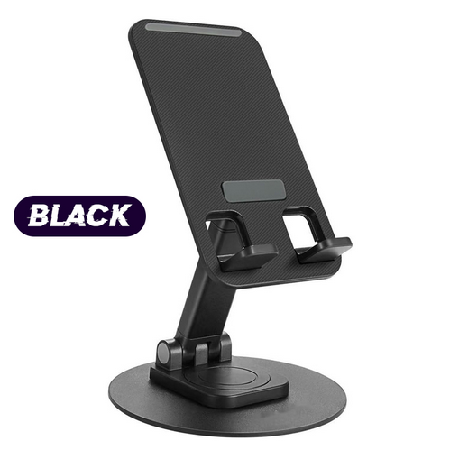 Metal Stand Phone Holder Folding 360 Rotate Mobile Height Adjustable ...