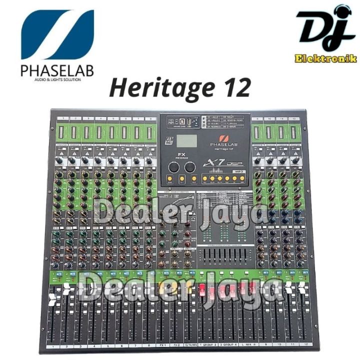 Mixer Analog Phaselab / Phase Lab HERITAGE 12 / HERITAGE12 - 12 channel ...