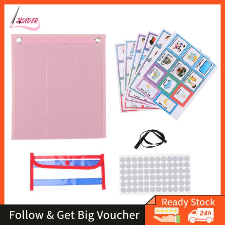 JISADER Kids Visual Schedule Learning Materials 70 Visual Schedule ...