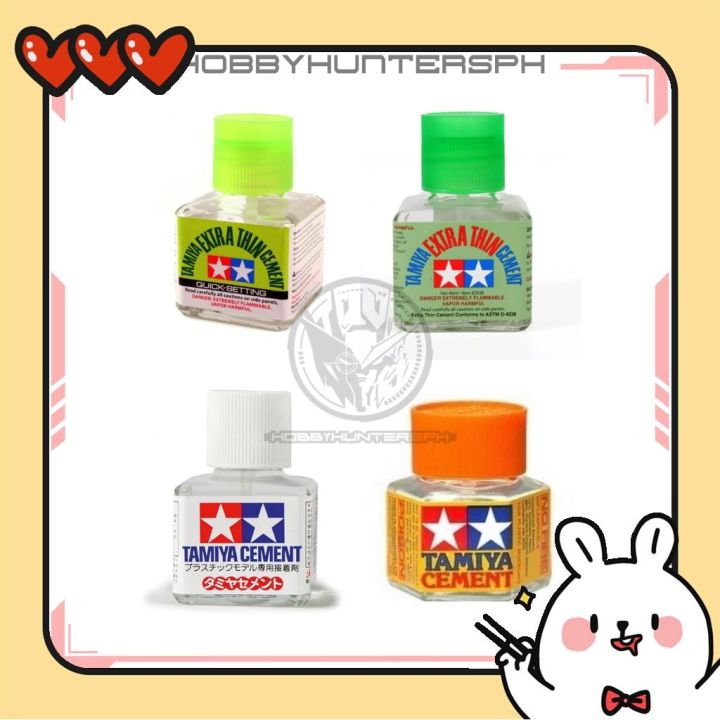 Tamiya: Plastic Cement (Regular / Quick Setting / Extra Thin) | Lazada PH