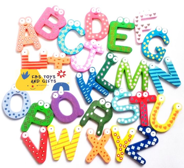 FS 051 Magnetic Letters and/or Numbers with Eyes Educational Toys ...