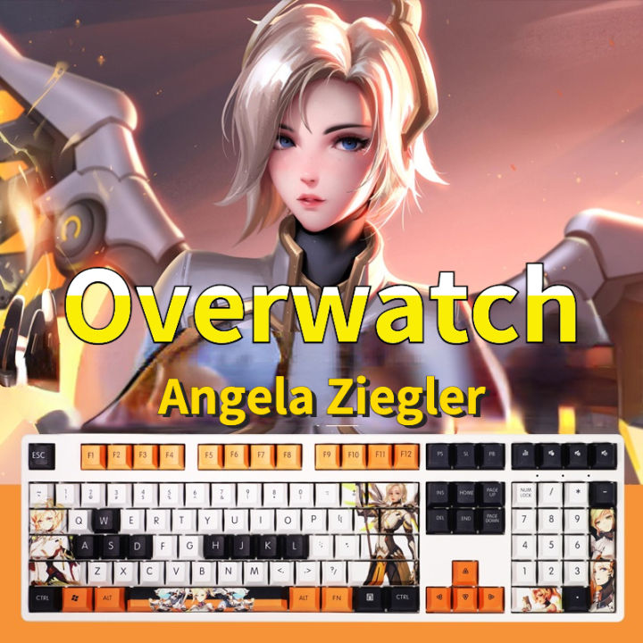 108 Keys Overwatch Game Animation Keycaps Cool Design Mechanical ...